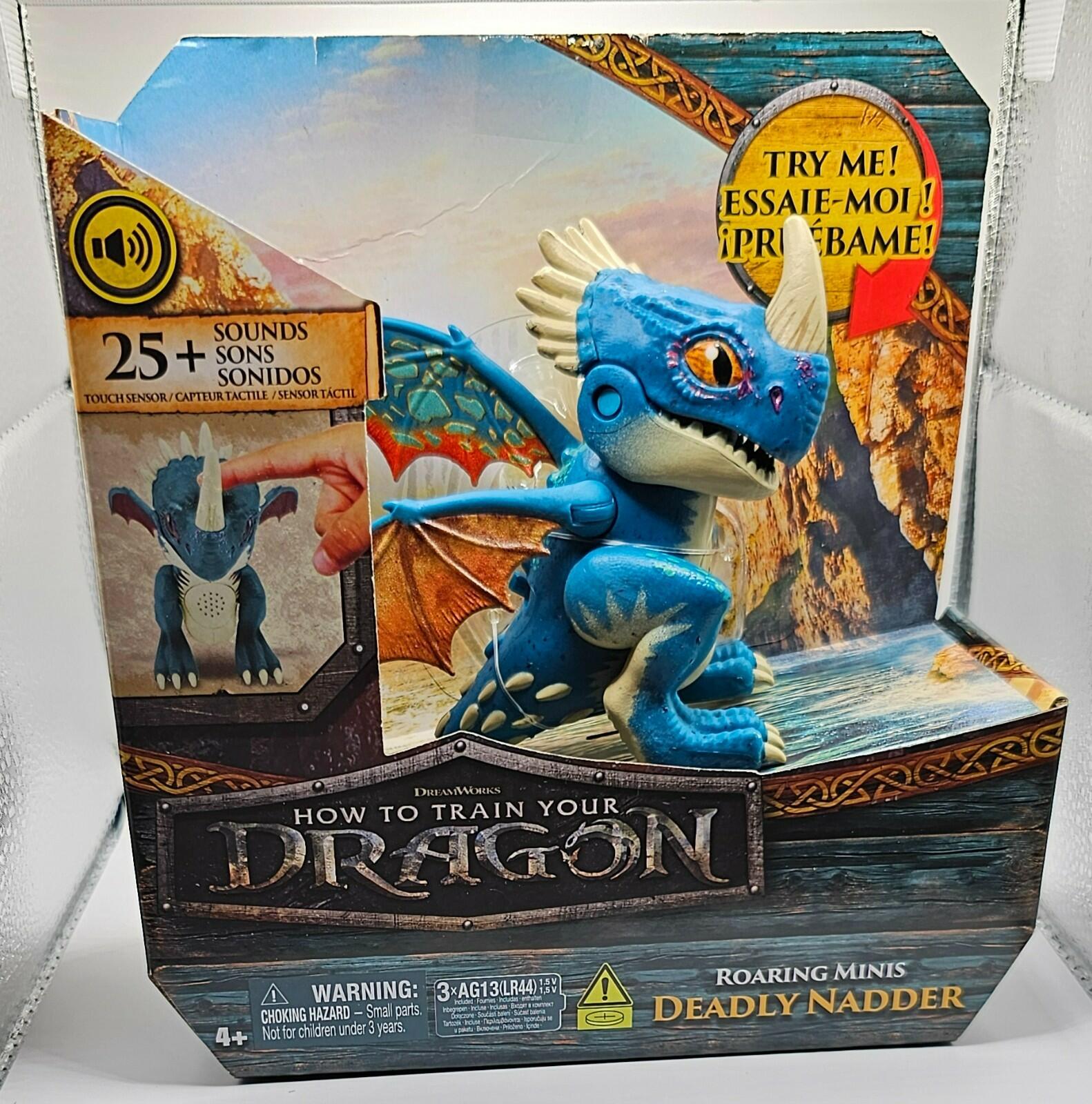 Dreamworks Dragons How to Train Your Dragon Roaring Minis Deadly Nadde ...
